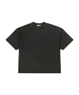 ENTIRE STUDIOS Heavy Boxy Tee Washed - Black