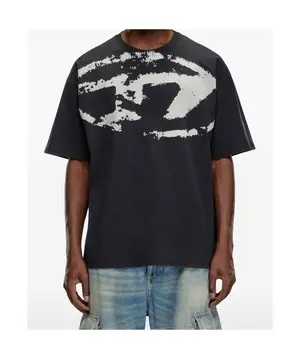 DIESEL® Oversized Logo Print T-shirt