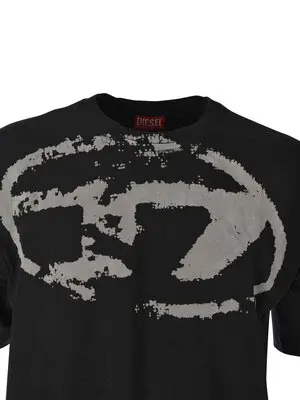 DIESEL® T-boxt Logo Printed Crewneck T-shirt - Black