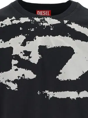 DIESEL® T-boxt Logo Printed Crewneck T-shirt - Black