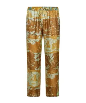 PIERRE-LOUIS MASCIA Elastic Waist Casual Pants - Caramello