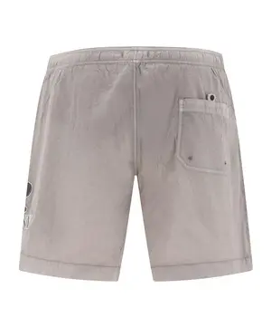 C.P. COMPANY Logo-embroidered Swim Shorts
