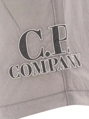 C.P. COMPANY Logo-embroidered Swim Shorts
