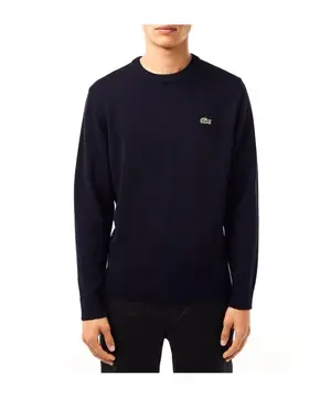 Lacoste Logo-patch Crewneck Pullover