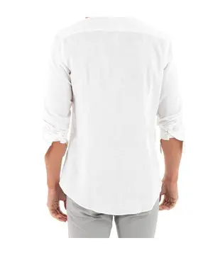 Hugo Boss Classic Collar Linen-cotton Shirt