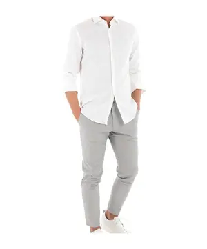 Hugo Boss Classic Collar Linen-cotton Shirt