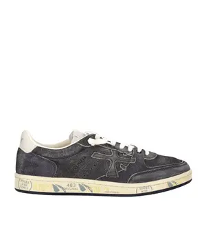 Premiata Round Head Low-cut Casual Shoes - Black