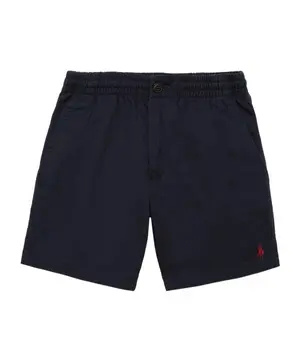 Polo Ralph Lauren Logo-embroidered Stretch-cotton Shorts - Black