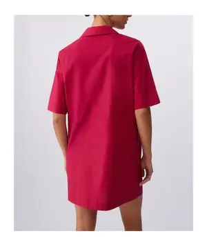 Liu Jo Lace-collar Cotton Mini Dress