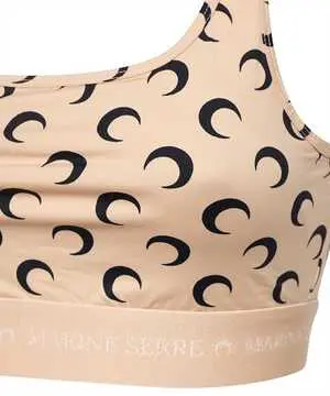 MARINE SERRE Pattern Printed Bra