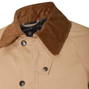 Barbour Bedale Corduroy-collar Long-sleeved Shirt Jacket
