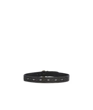 Pinko Cut-out Detailed Buckled Belt