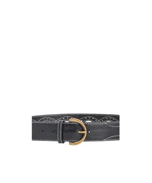 Pinko Cut-out Detailed Buckled Belt