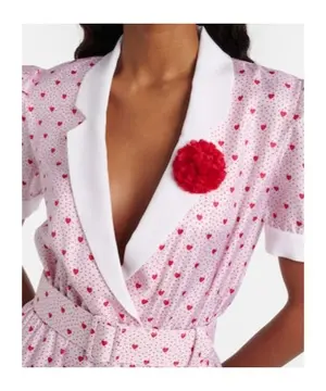 RODARTE Printed Silk Twill Minidress