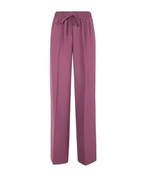 TWINSET Drawstring Trousers With Metal Logo