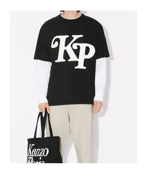 Kenzo Logo Printed Crewneck T-shirt