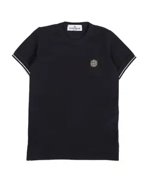 Stone Island Compass-patch Tipped T-shirt - Blue