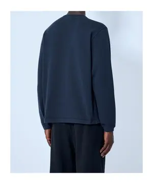 Stone Island Crewneck Sweatshirt With Sleeve Logo Patch
