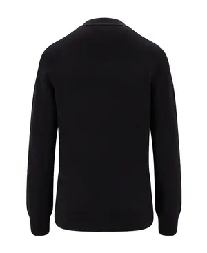 A.p.c. V-neck Logo Embroidered Cardigan