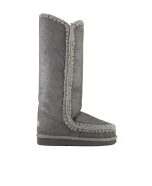 Mou Logo Boots - Gray