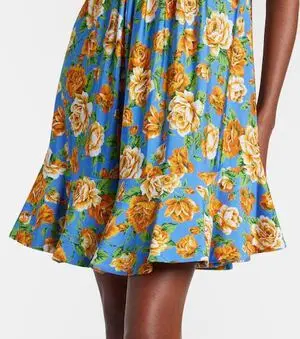 Rabanne Floral Chainmail Minidress