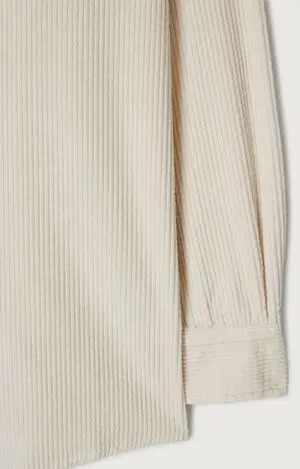 American Vintage Corduroy Shirt - White