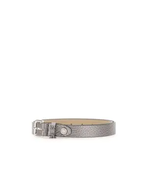 GIANNI CHIARINI Leather Belt With Charm