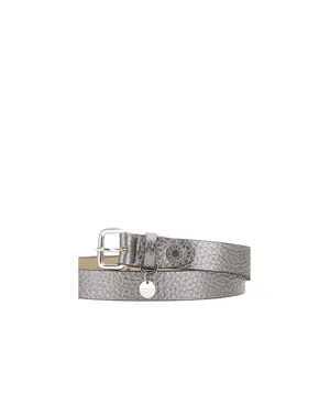 GIANNI CHIARINI Leather Belt With Charm