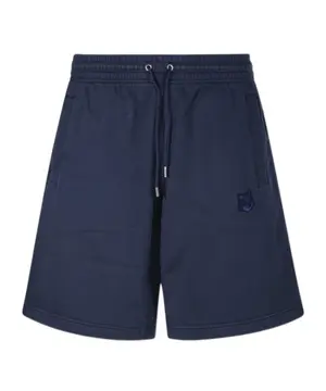 Maison Kitsuné Fox Head Patch Drawstring Shorts