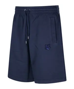 Maison Kitsuné Fox Head Patch Drawstring Shorts