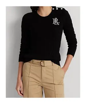 Ralph Lauren Logo Embroidered Knitted Jumper