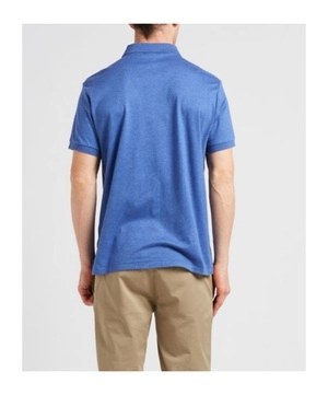 Polo Ralph Lauren Logo Embroidered Short-sleeved Polo Shirt - Blue