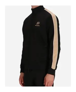 Karl Lagerfeld Zip-up Track Jacket With Stripe Detail