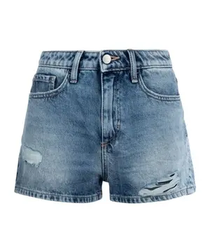 ICON DENIM LOS ANGELES Distressed Shorts