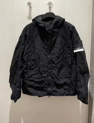 Stone Island Crinkle-finish Hooded Jacket