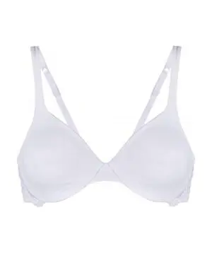La Perla Souplè Lace-trimmed Push-up Bra - White