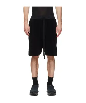 THOM KROM Drawstring Shorts - Black