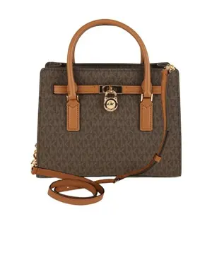 Michael Kors Logo Shoulder Bag - Brown