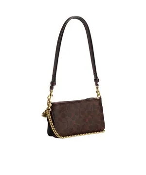 COACH Audrey Crossbody Bag In Signature Canvas - Brass/maple