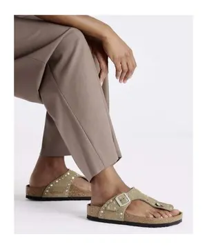 BIRKENSTOCK Gizeh Rivet Studded Sandals