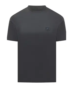 Emporio Armani Logo Patch T-shirt - Black