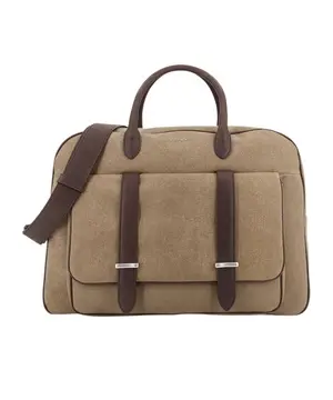 ORTIGNI Front Pocket Laptop Bag - Brown