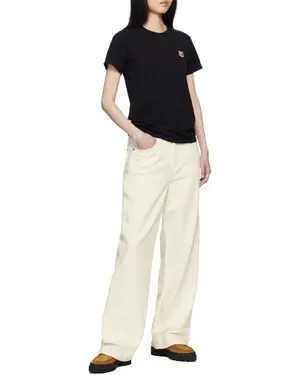 Maison Kitsuné Fox Head Patch Crewneck T-shirt