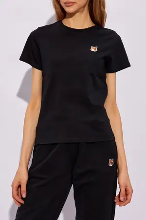 Maison Kitsuné Fox Head Patch Crewneck T-shirt