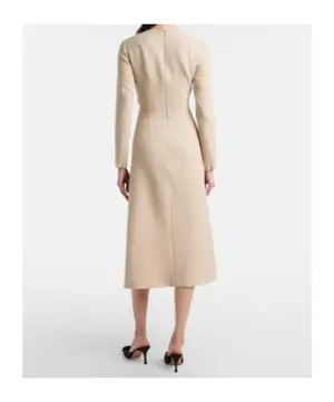 EMILIA WICKSTEAD Elta Wool Crepe Midi Dress
