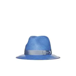 Borsalino Straw Ribbon Band Hat