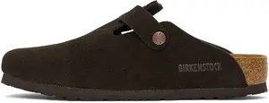 BIRKENSTOCK Boston Soft Suede Slippers
