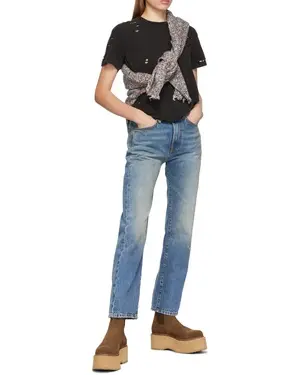R13 Logo Jeans