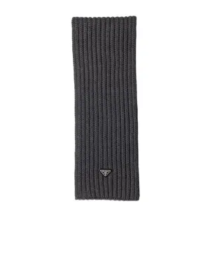 Prada Wool Scarf - Grey