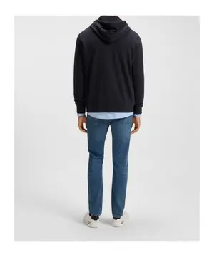 Hugo Boss Logo Patch Drawstring Hoodie